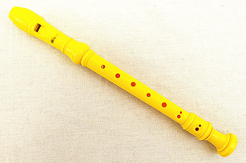 New Yellow Soprano Recorder-Baroque Fingering+Fingering Chart+Cleaning ...