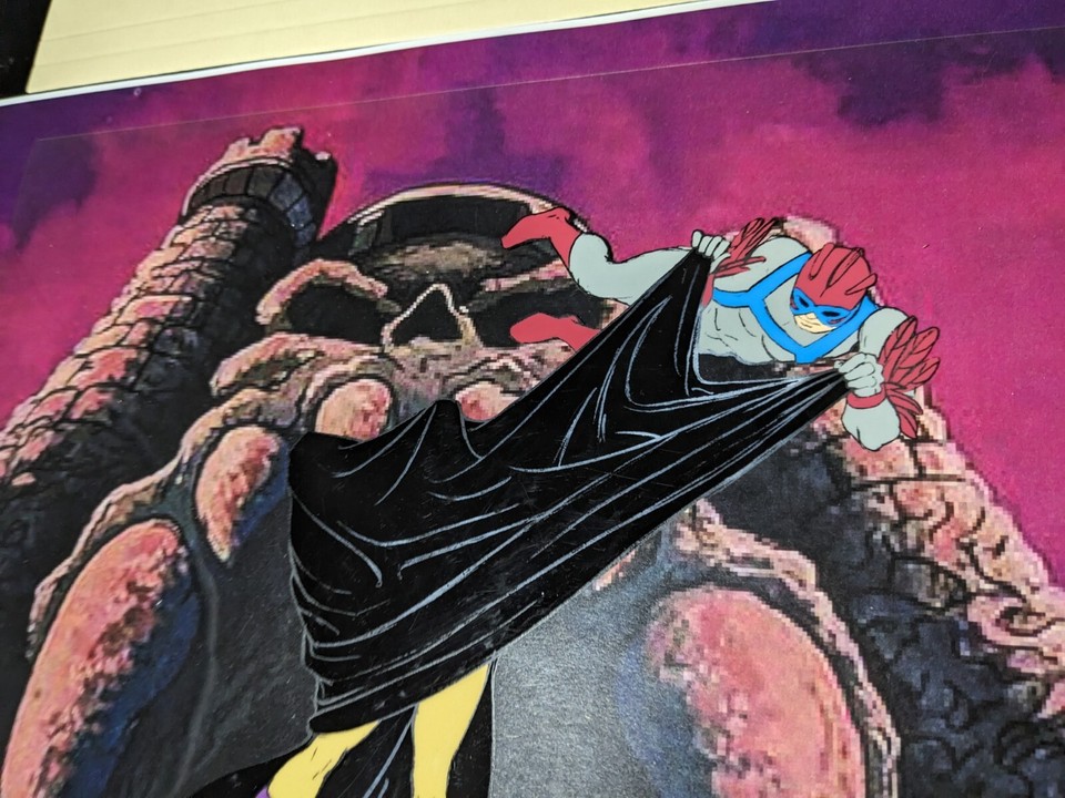 HE-MAN Animation Cel vintage MOTU cartoon production art Background She ...