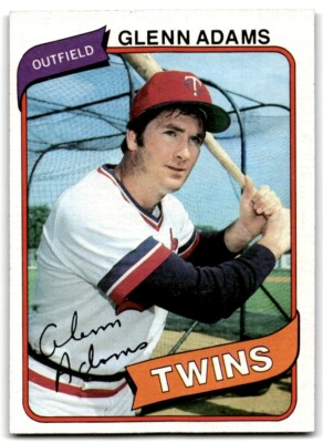 1980 Topps Glenn Adams Minnesota Twins #604 | eBay