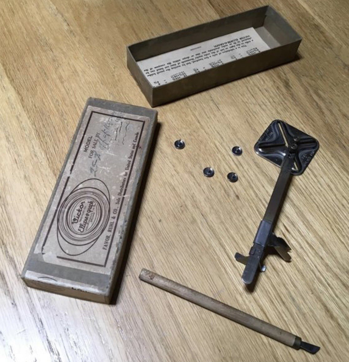 RARE Boxed Victor Ellipse-O-Graph Ellipse Compass Ellipsograph | eBay