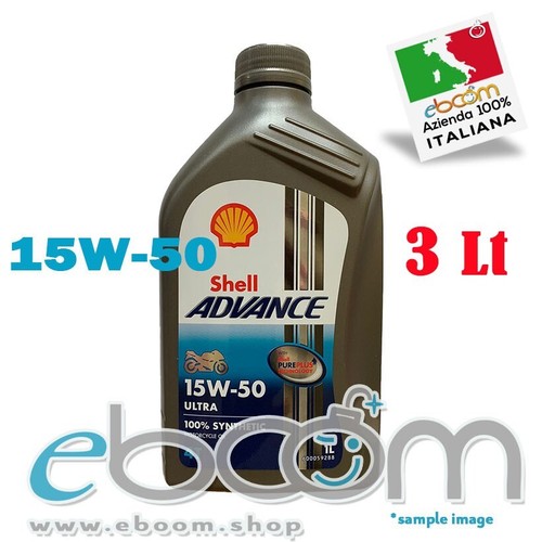 SHELL 15W50 Olio motore Moto 4T ADVANCE ULTRA 100% SINT. Approvato ...