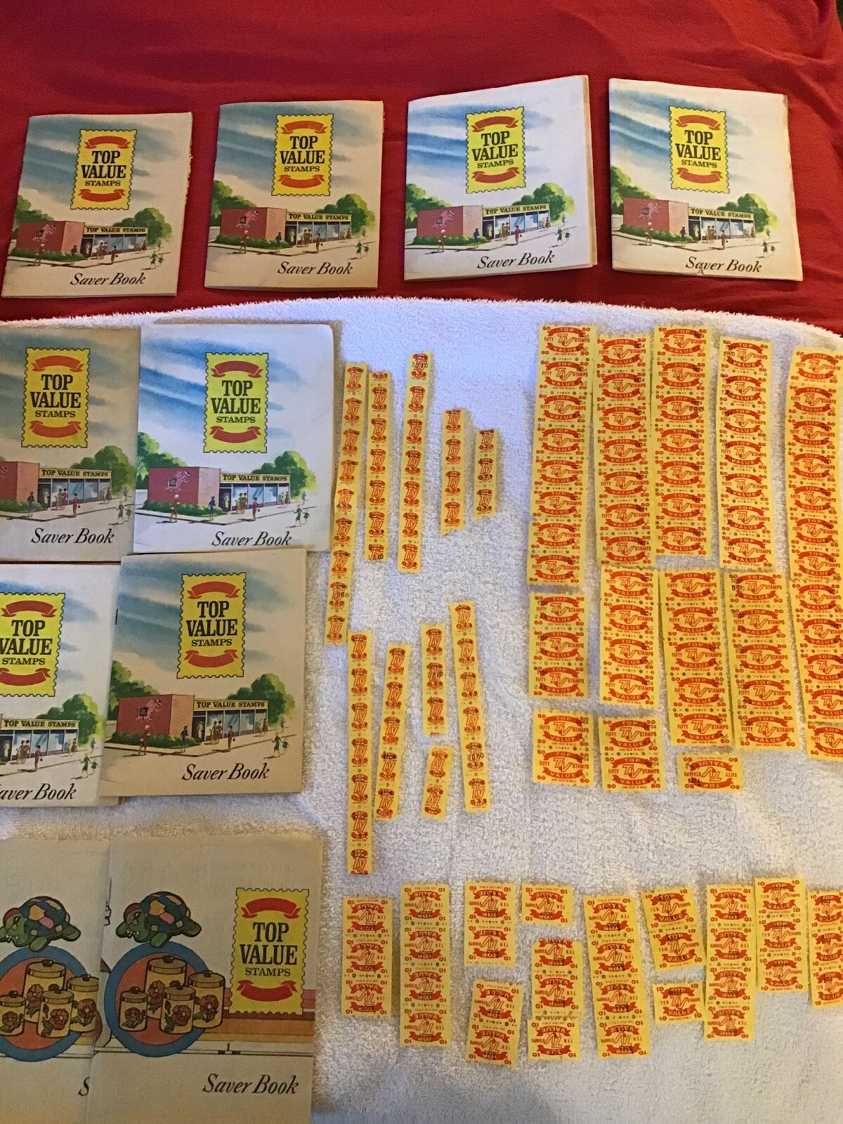 LOT Of 10 Vintage Top Value Stamp Books with Trading Stamps, Plus ...