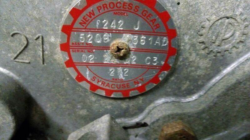 2002-2004 Jeep Grand Cherokee 4.0L Transfer Case Model 242 Selec-Trac ...