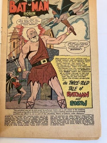 DC Comics, Batman #143, Vol. 1 1961 | eBay