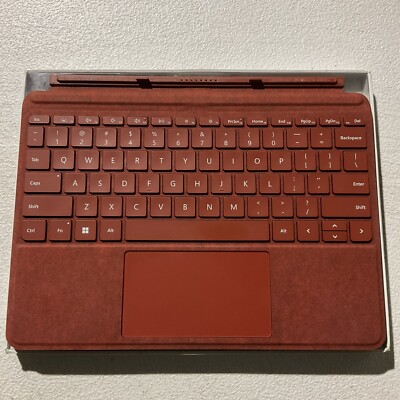 Microsoft Surface Go Poppy Red Signature Type Cover 1840 KCS-00084 ...
