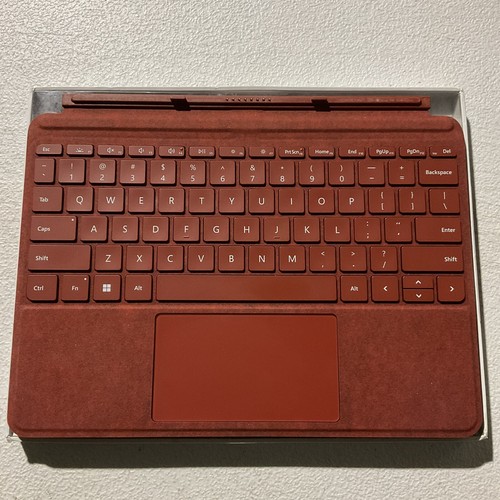 Microsoft Surface Go Poppy Red Signature Type Cover 1840 KCS-00084 ...