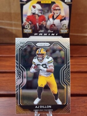 2020 Panini Prizm Football AJ Dillon - Rookie Card - Green Bay Packers ...