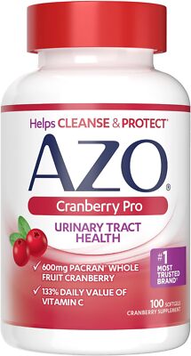 AZO Cranberry Pro, Cranberry Pills for Women & Men, 600mg Pacran, Made ...