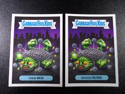 CHUD Daniel Stern John Heard Spoof 2 Card Set Garbage Pail Kids | eBay