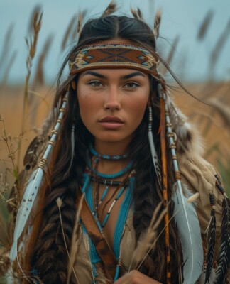 Professional 8x10 Photos: Beautiful Native American Woman Art Quality ...