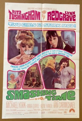 Rita Tushingham Redgrave SMASHING TIME 1968 27x41 Org Movie Poster 1648 | eBay