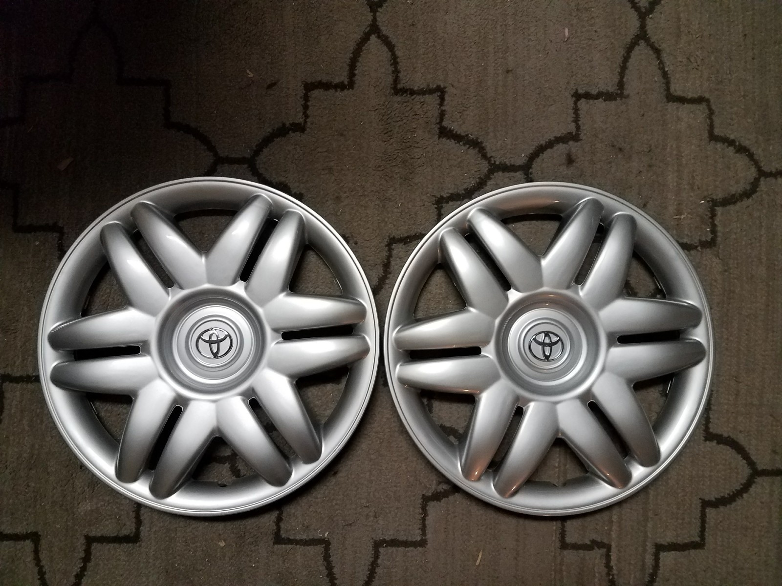 Pair of 2 New 2000 00 2001 01 Camry 15" Hubcaps Wheel Covers 61104 | eBay