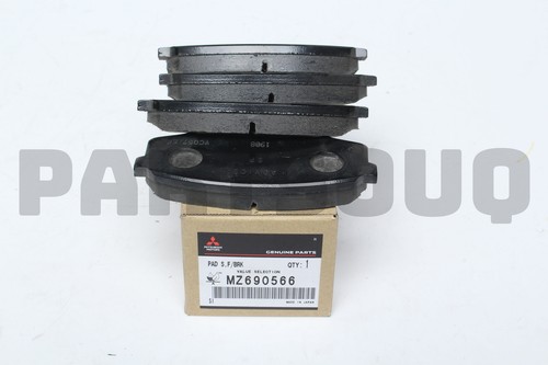MZ690566 Genuine Mitsubishi PAD SET,FR BRAKE | eBay