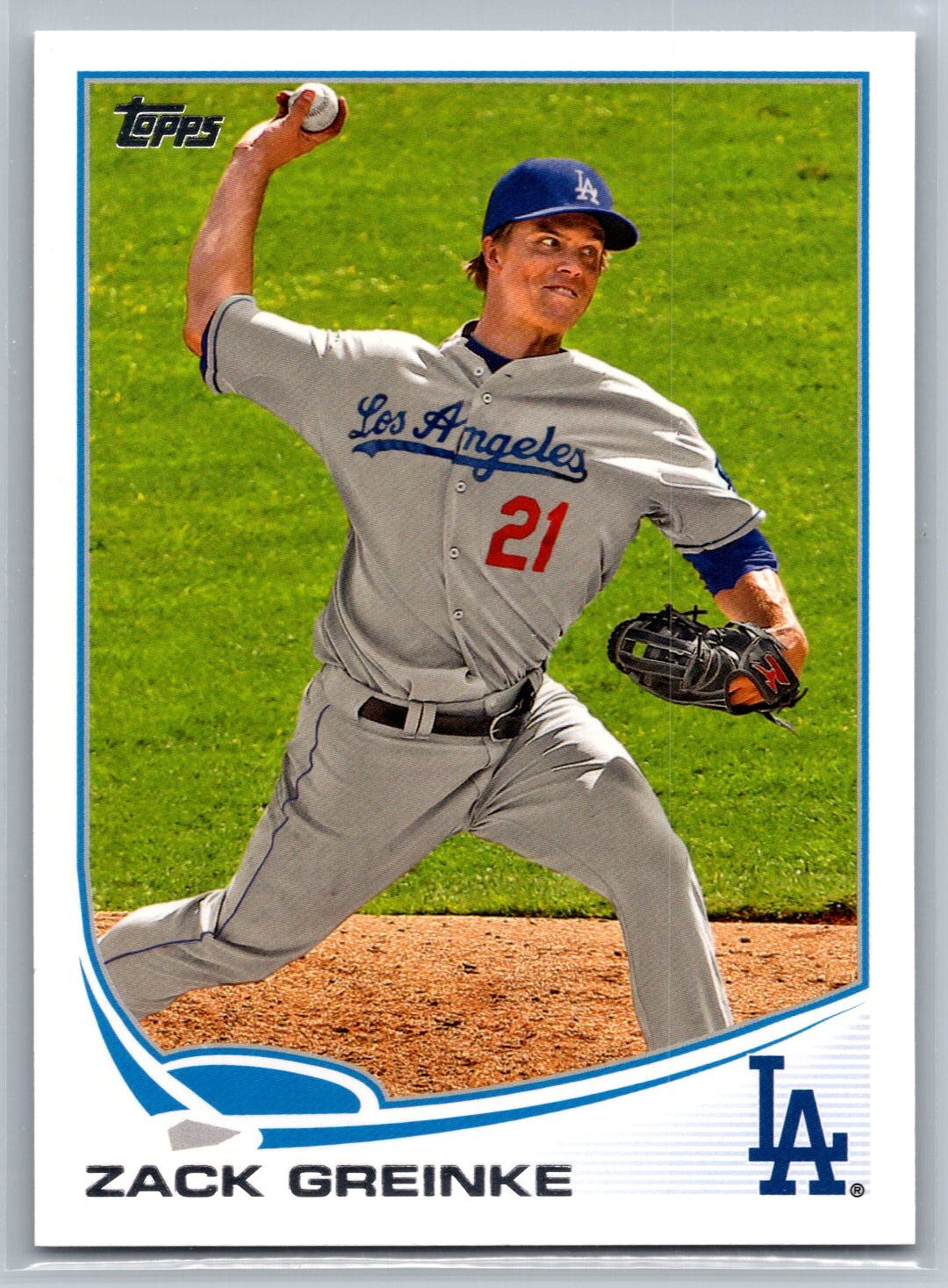 2013 Topps Baseball #519 Zack Greinke Los Angeles Dodgers | eBay
