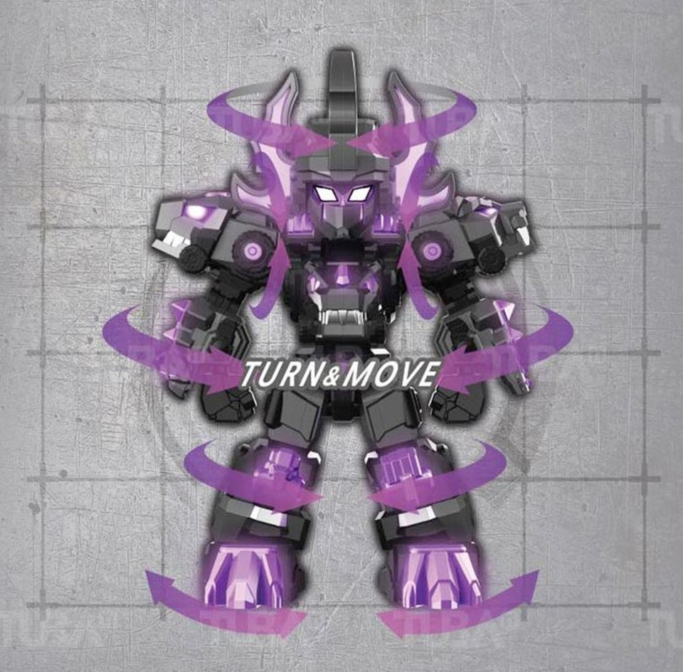 Dino Core 5 Evolution Part2 MINI ULTRA DARK D-BUSTER Robot Toy - 8 ...