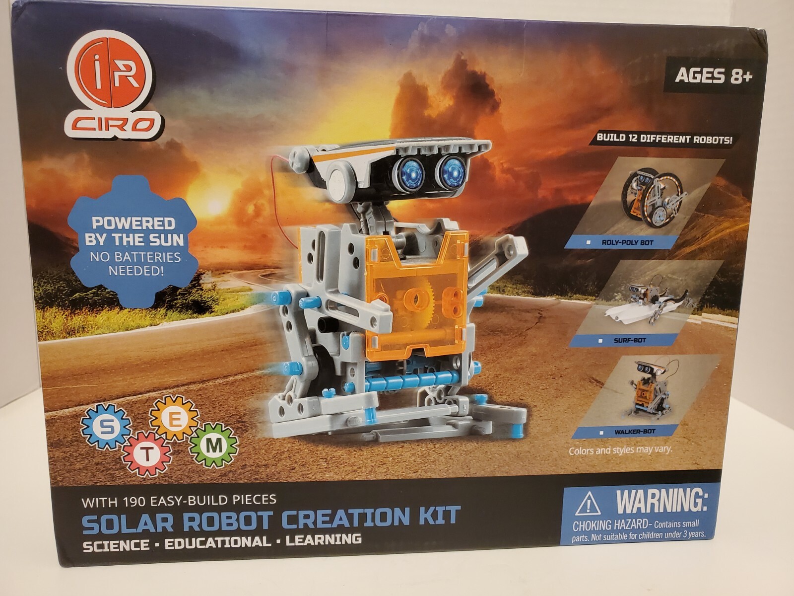 IR CIRO Solar Robot Creation Kit 190 Pieces | eBay