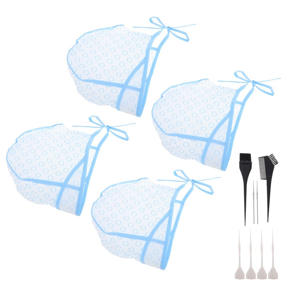 12 Pcs Highlight Caps for Hair Highlighting Kit Dye Remover Color ...