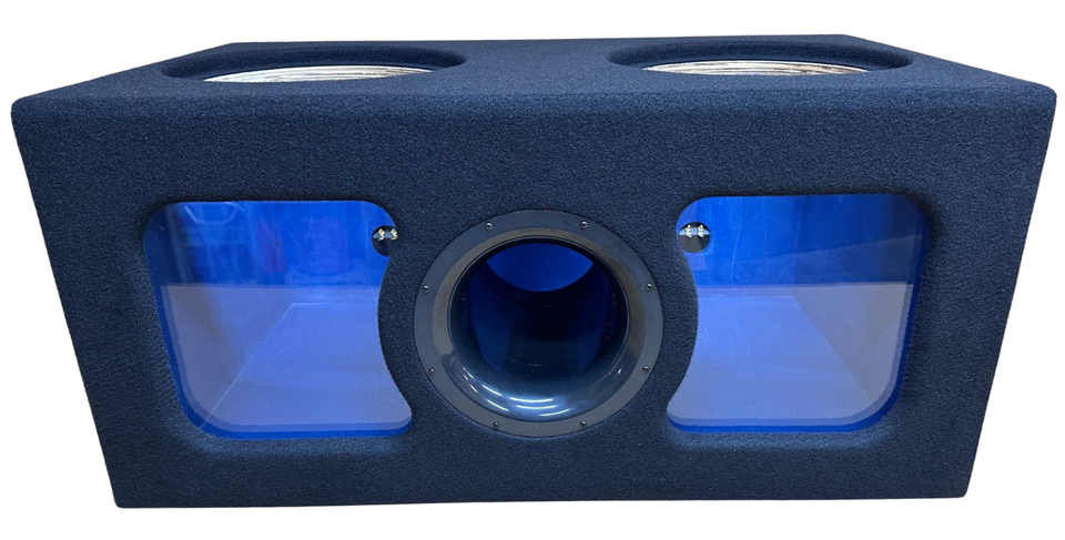 Custom Ported Subwoofer Box Enclosure for 2 12" Deaf Bonce Apocalypse ...