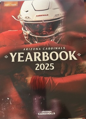 2025 ARIZONA CARDINALS YEARBOOK NFL FOOTBALL PROGRAM SUPER BOWL ...