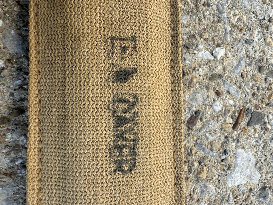 WW1 USGI 1918 RH Long Rifle Cleaning Rod & Canvas Pouch, Springfield ...