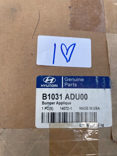 Hyundai Rear Bumper Appliqué B1031 ADU00 OEM | eBay