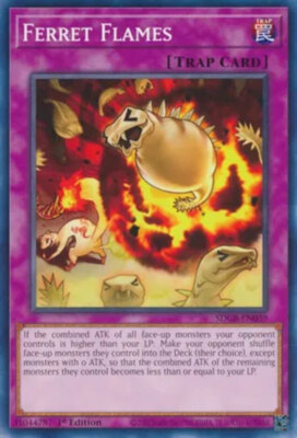 Yugioh! Ferret Flames - SDCB-EN039 - Common - 1st Edition Near Mint ...