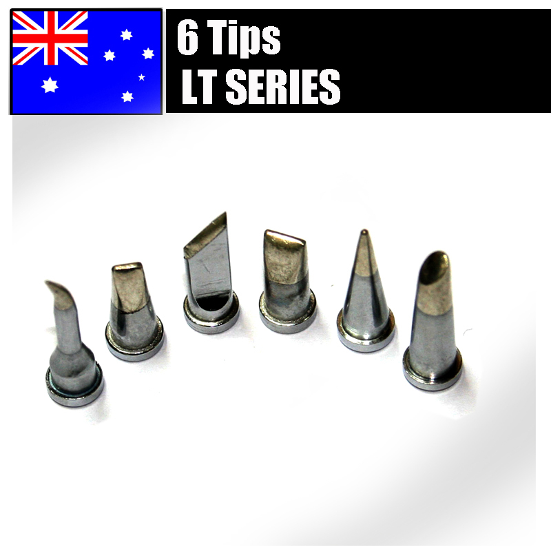 6PCs Solder Soldering Station Iron Tips LT LeadFree FOR Weller WSP80 ...