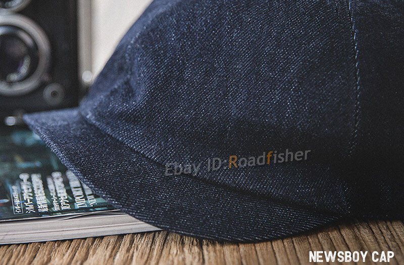 Men's Vintage Cotton Hat Denim Hat Outdoor Adjustable Hat Work Hat ...