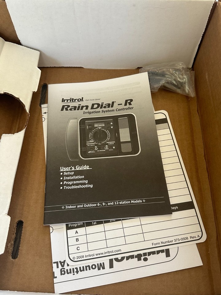 Irritrol Rain Dial RD1200-EXT-R 12 Station Outdoor Irrigation ...