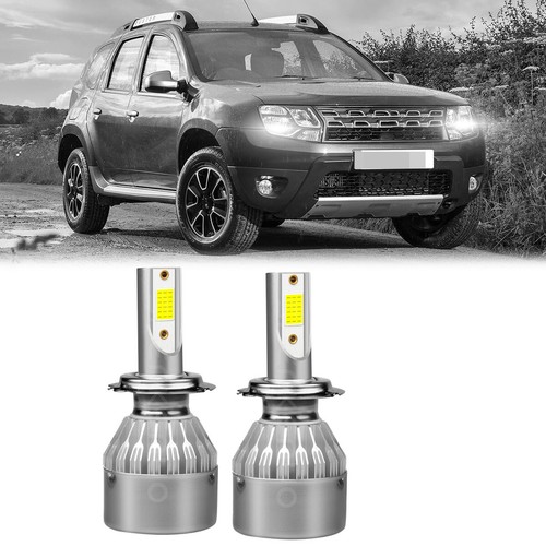 FOR Dacia Duster 2010-2018 2x H7 Car LED Headlight Bulbs Kit Super ...