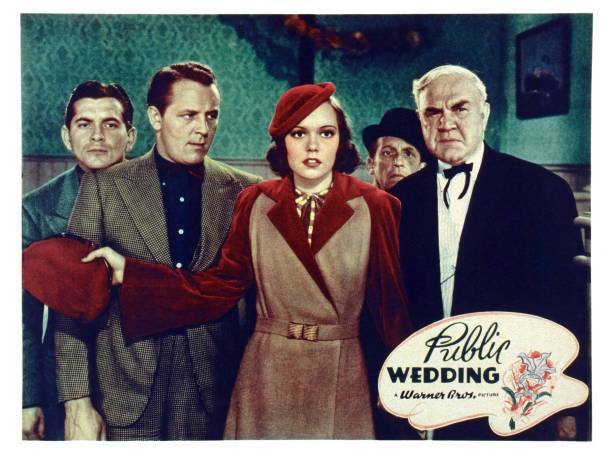 Public Wedding lobby card Archie robbins Dick Purcell Jane wyman 1937 ...