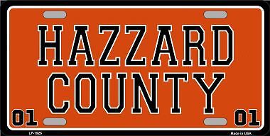 Hazard County Metal Novelty License Plate Tag LP1926 | eBay