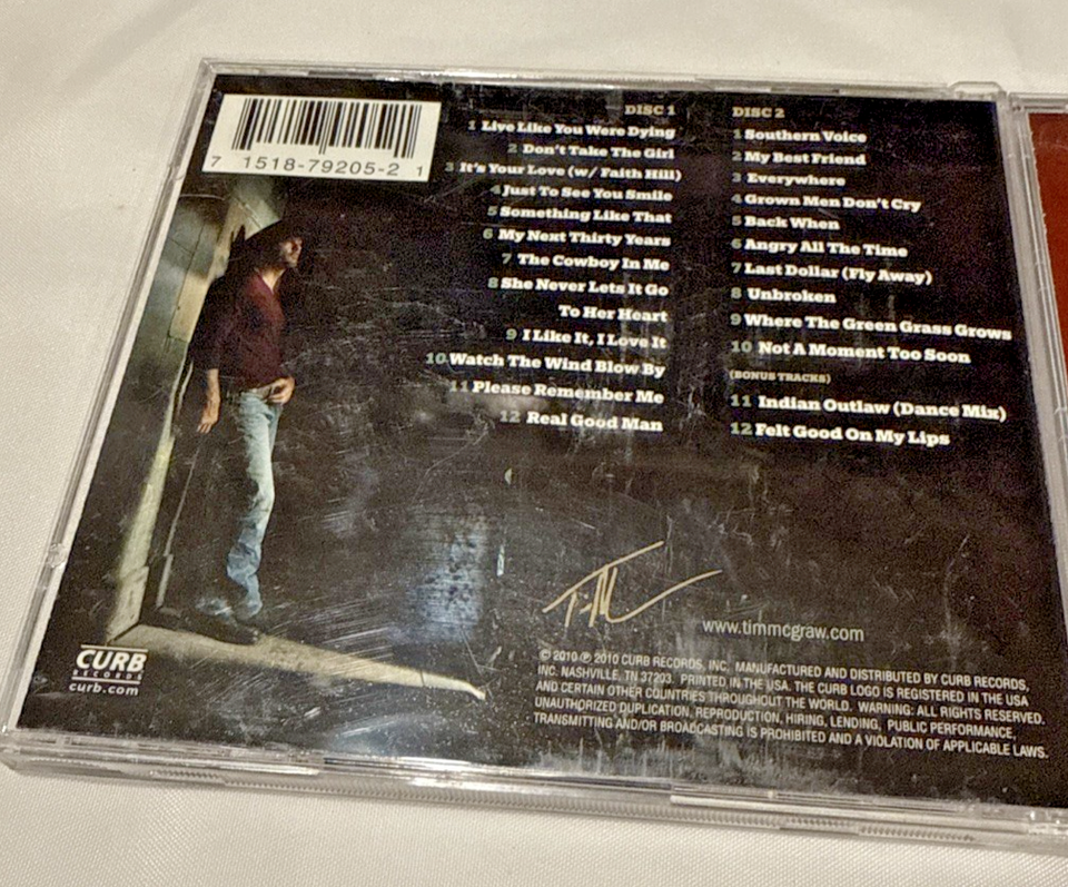 Tim McGraw 2 CD Lot Number One Hits & Number One Hits Country | eBay