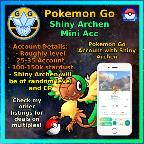 Shiny Archen - Pokémon GO - Pokemon Mini PTC! | eBay