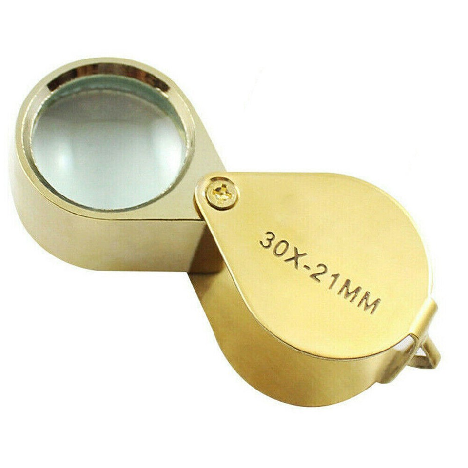 30X Jewelers Loupe Magnifier Jewelry Coin Loop Magnifying Glass Eye ...