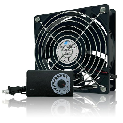Computer Fan With AC Plug 120Mm Fan 120V 110V 220V Variable Speed ...