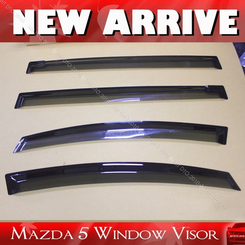 2011-2016 Fit For Mazda 5 Window Visor Vent Sun Shade Rain Guard 4pcs ...