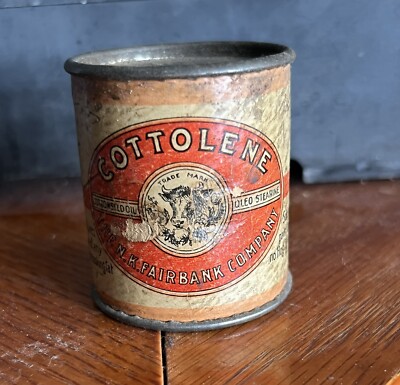 Vintage Cottolene Advertising Coin Bank NK Fairbanks Company | eBay