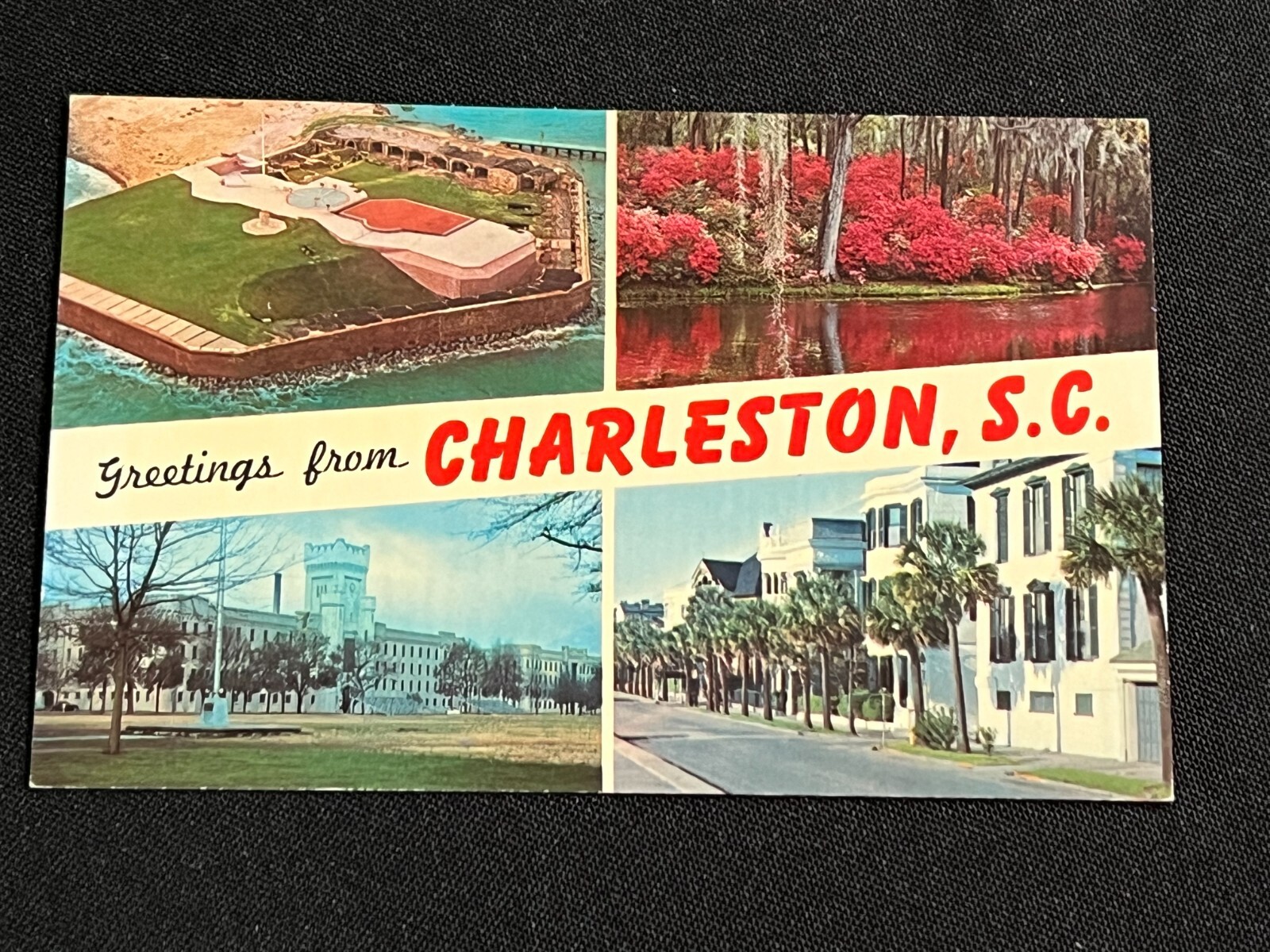 GREETINGS FROM CHARLESTON, South Carolina Postcard 1960's | eBay
