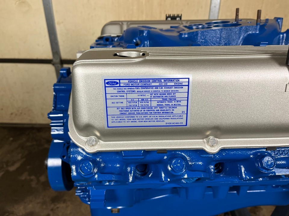 1971 Ford 429 Cobra Jet engine correct OEM Mustang Torino Cyclone 429CJ ...