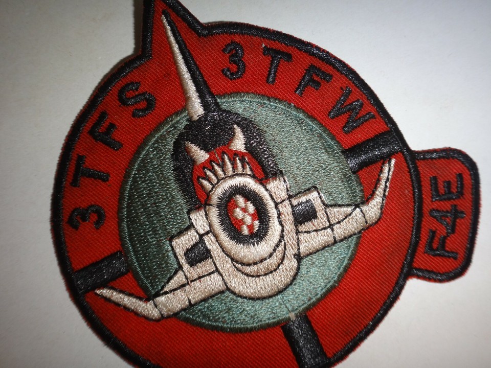 Vietnam War Patch US 3rd TACTICAL FIGHTER SQUADRON 3rd TFW At KORAT AFB ...