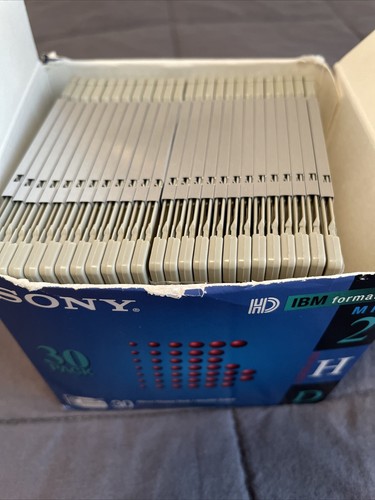 25-Sony Micro Floppy Disk Double Sided 3.5" 10MFD-2HD 1.44MB - NEW ...