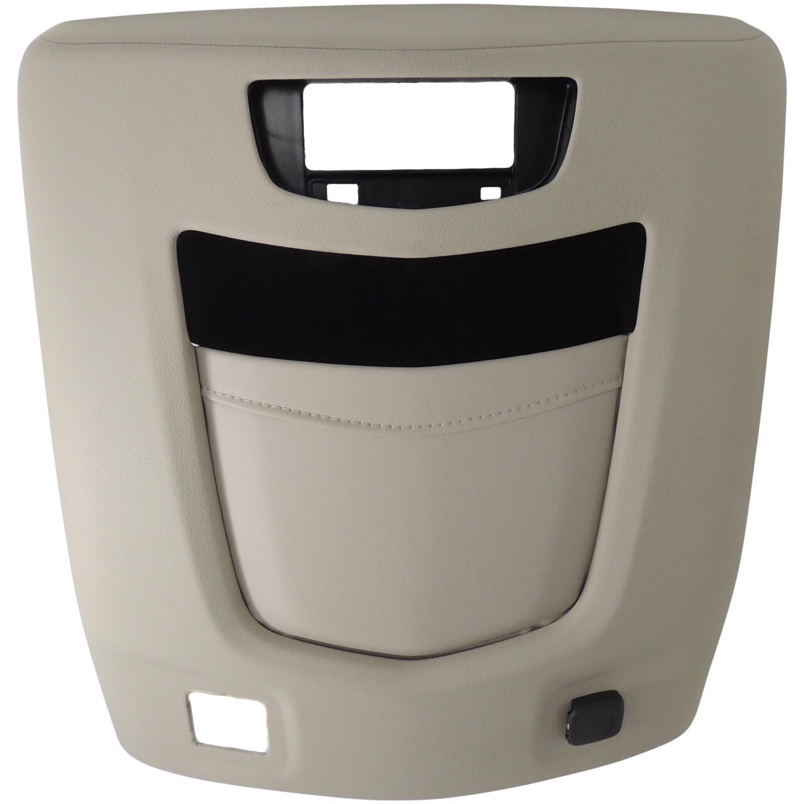 Console Rear Panel Shale w/12V Receptacle 2015-20 Escalade w/o Rear DVD ...