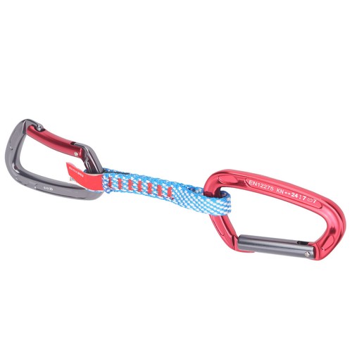 Outdoor Climbing Quickdraw Set Straight Gate And Bent Gate Carabiner ...