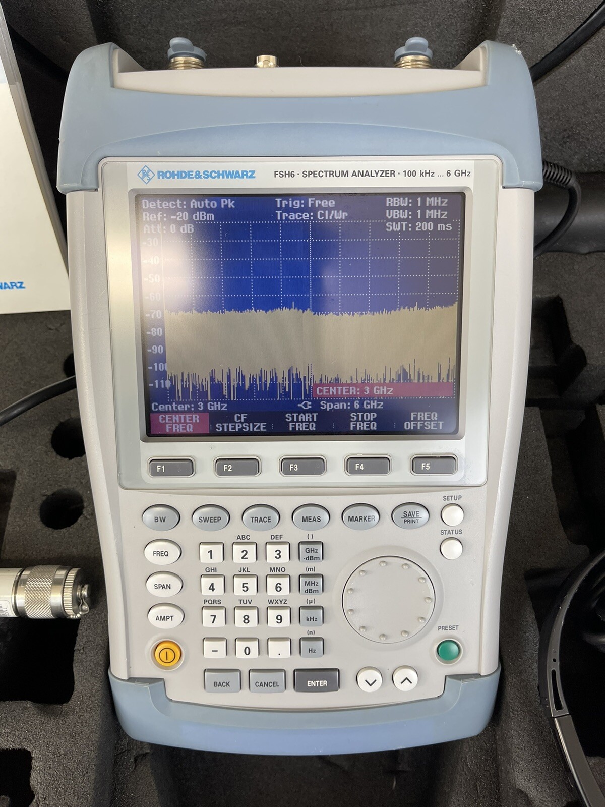 Rohde & Schwarz FSH6 100kHz 6GHz Handheld Spectrum Analyzer w/ FSH-Z1 ...