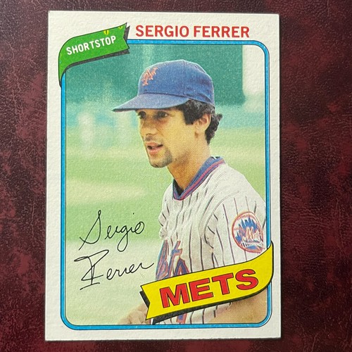 1980 Topps Set SERGIO FERRER #619 NEW YORK METS - NR-MINT *HIGH GRADE* | eBay