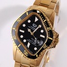 LAARVEE PEA001 Men's Watch Stainless Steel Streamlined Waterproof ...