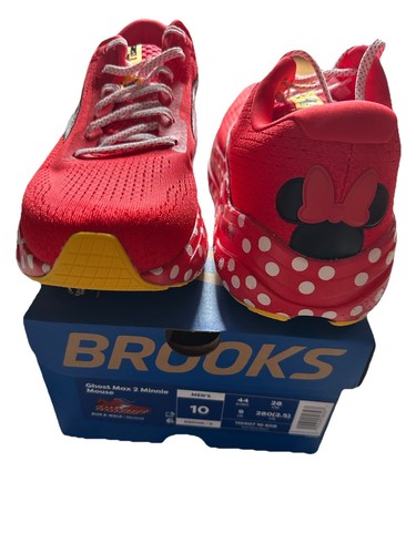 2025 Run Disney Brooks Ghost Max Minnie Mouse Red Polka Dot Shoes Mens ...