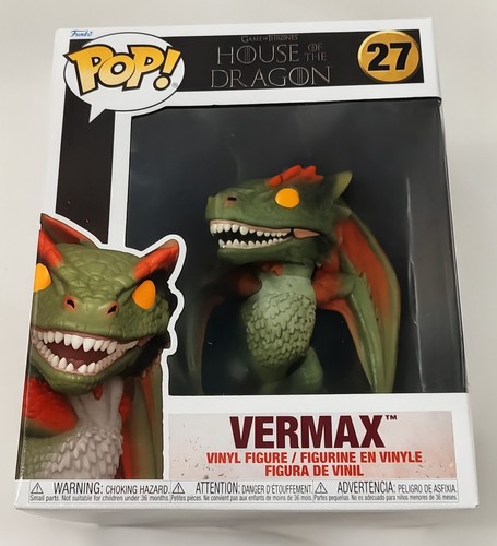 Funko Pop! Game of Thrones Exclusive - House of the Dragon VERMAX 5 1/4 ...