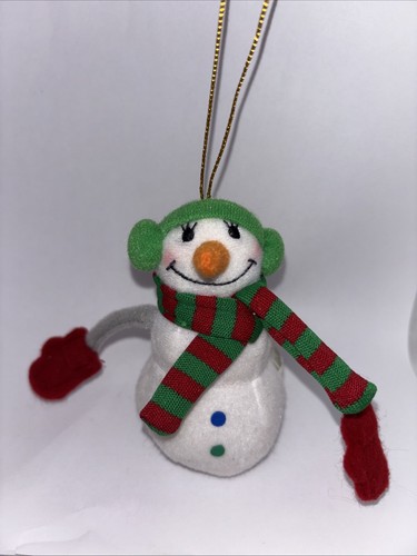 Hallmark Plush Snowman with Magnetic Nose & Moveable Wire Arms ~ 5 ...